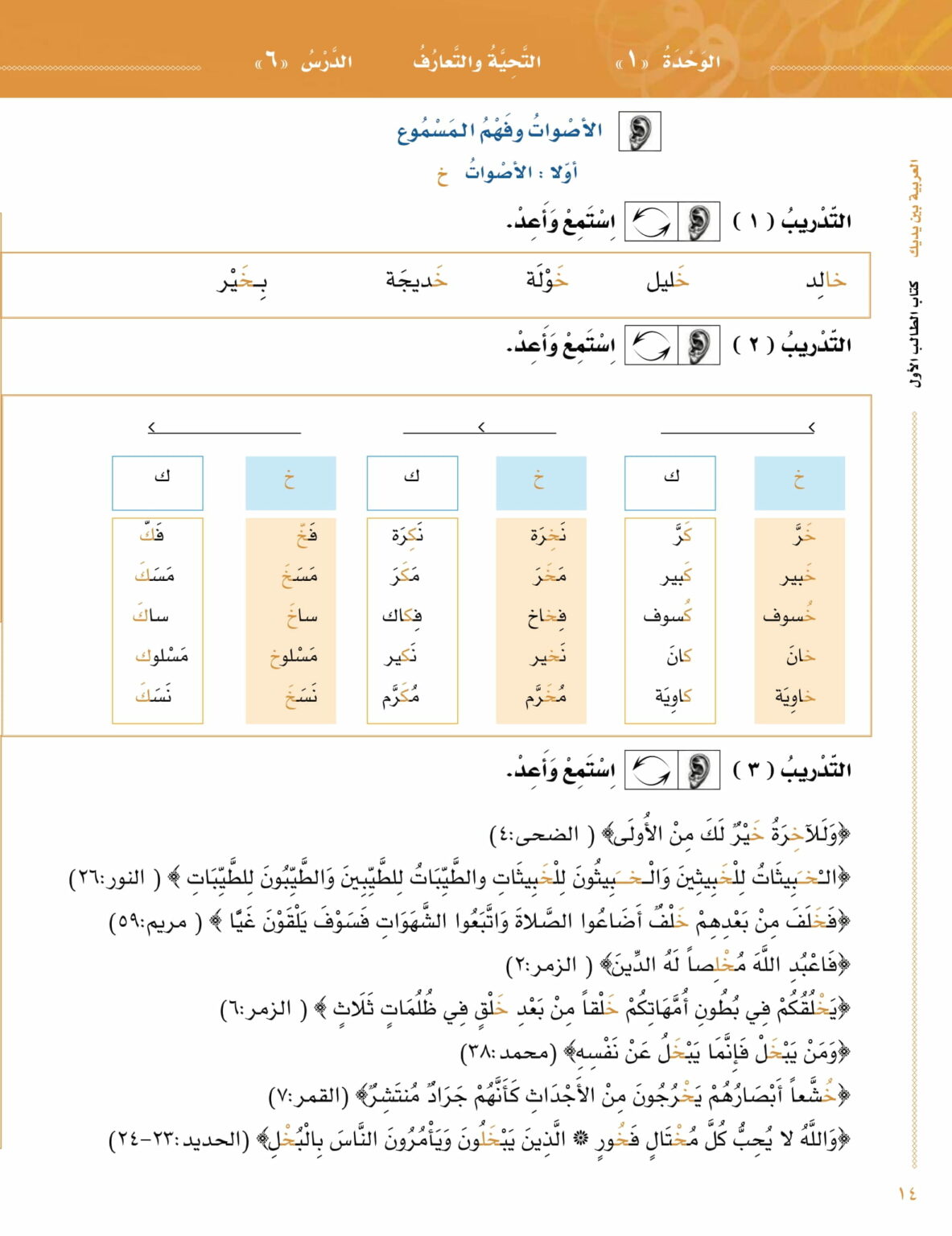 Arabic Between Your Hands - Level 1 Part 1 & 2 Al Arabiyyah Bayna ...