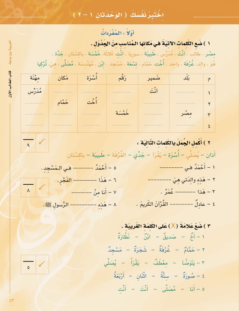 Arabic Between Your Hands - Level 1 Part 1 & 2 Al Arabiyyah Bayna ...